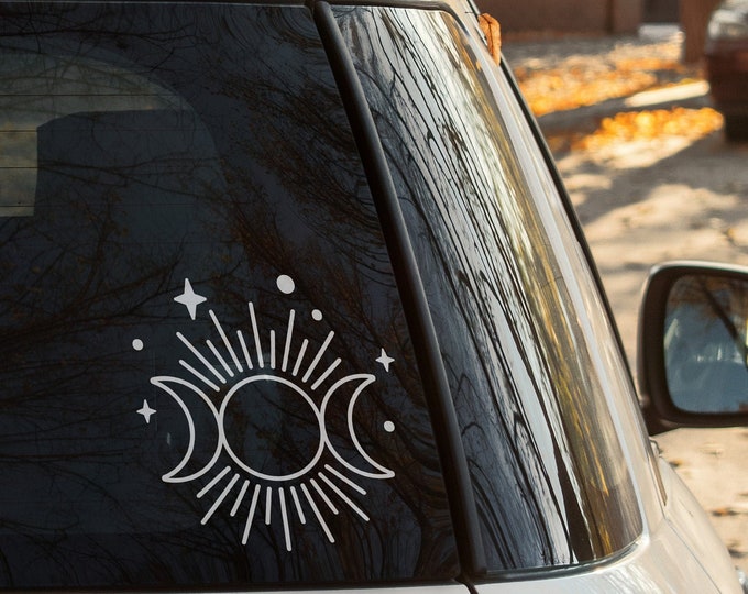 Pagan Decal Triple Goddess Decal Witchcraft Witchy - Etsy