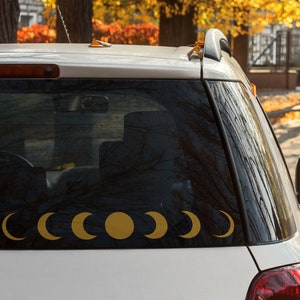 Moon Phases Vinyl Decal: Witchy Car Laptop Sticker - Etsy