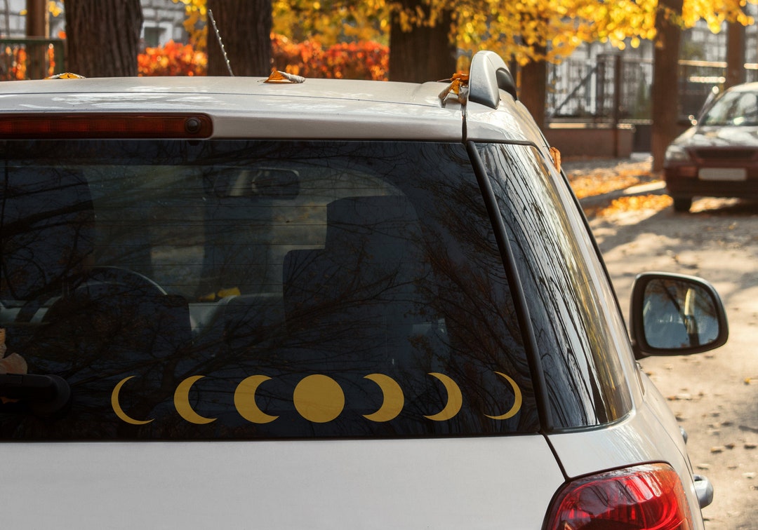 Moon Phases Vinyl Decal: Witchy Car Laptop Sticker - Etsy