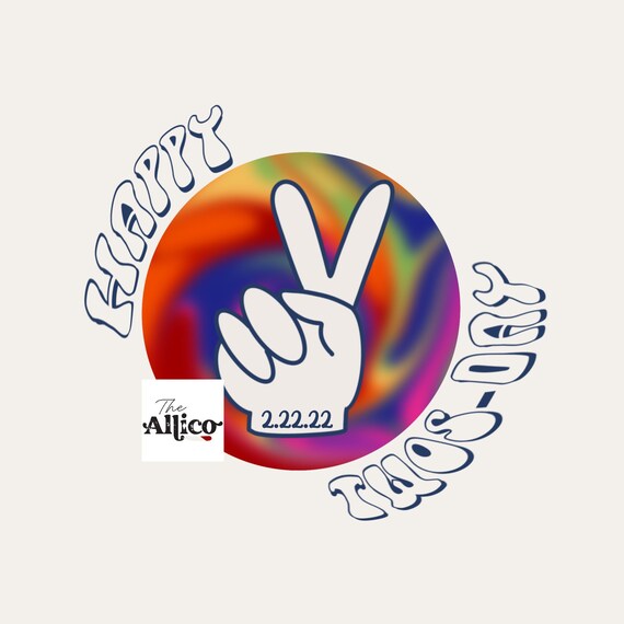 Happy Twosday Png Jpeg Digital File | Etsy