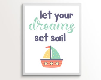 Let Your Dreams Set | Etsy