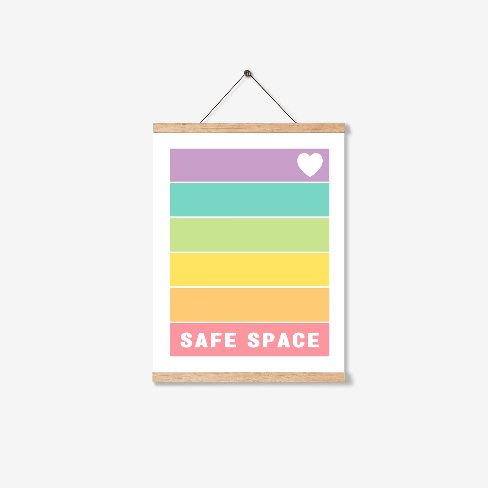 Safe Space, LGBTQ, Ally Printable, Pride, Therapist Office, Camp Print ...