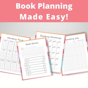 Printable Reading Planner, Book Club Ideas, Online Reading Group, PDF ...