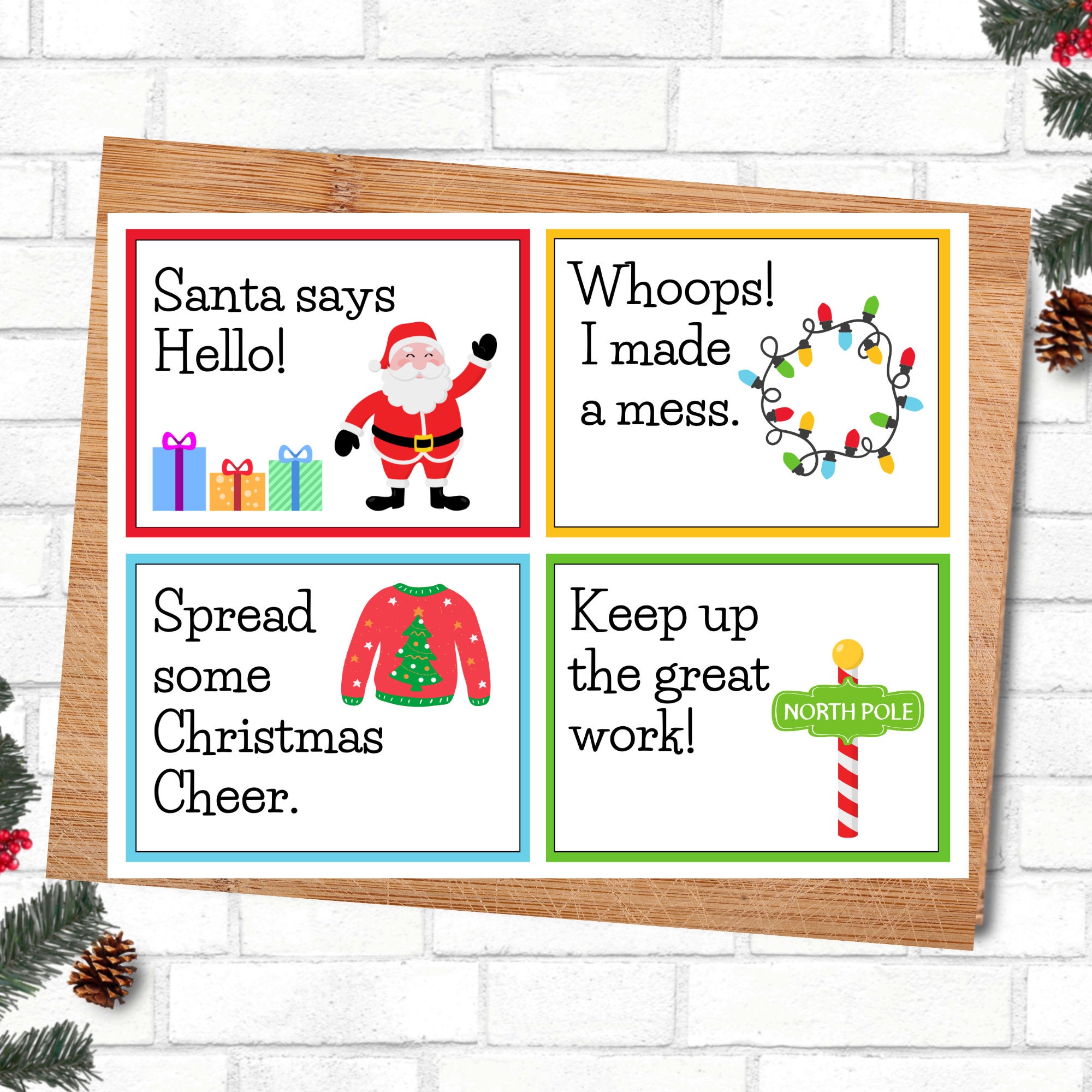 Elf Notes Printable, Christmas Elf Ideas, Elf Kit, Elf Activities, Elf ...