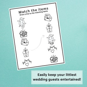 Wedding Activity Pack for Kids, Wedding Reception Games, Kids Wedding ...