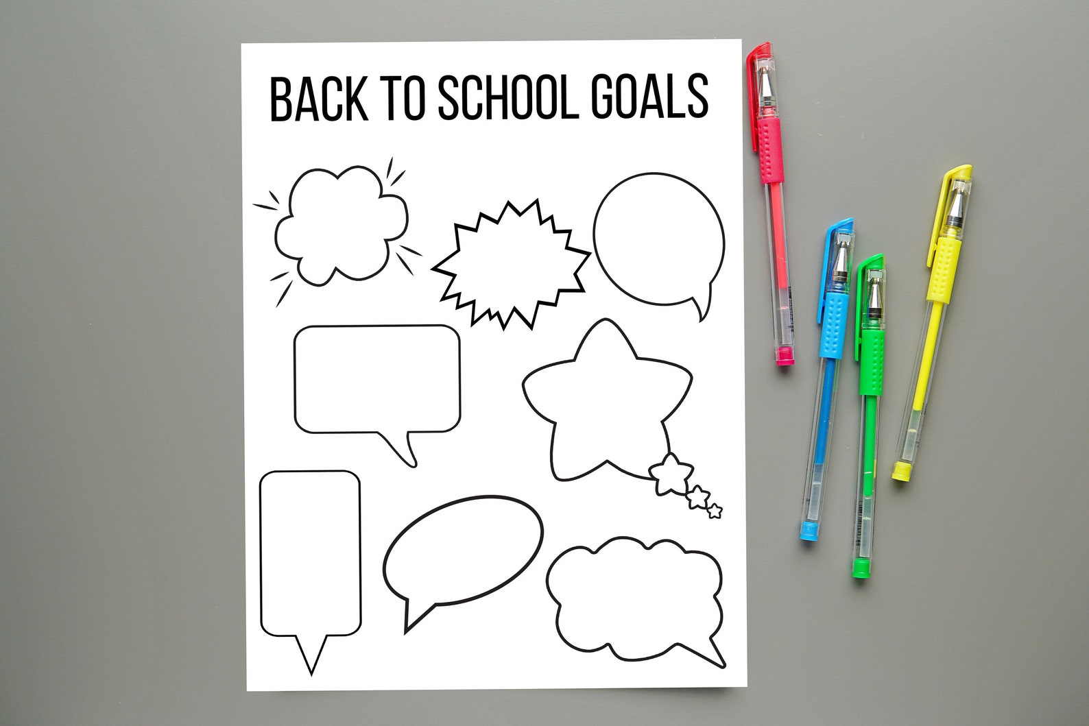 Back to School Kids Printable First Day of School Education - Etsy