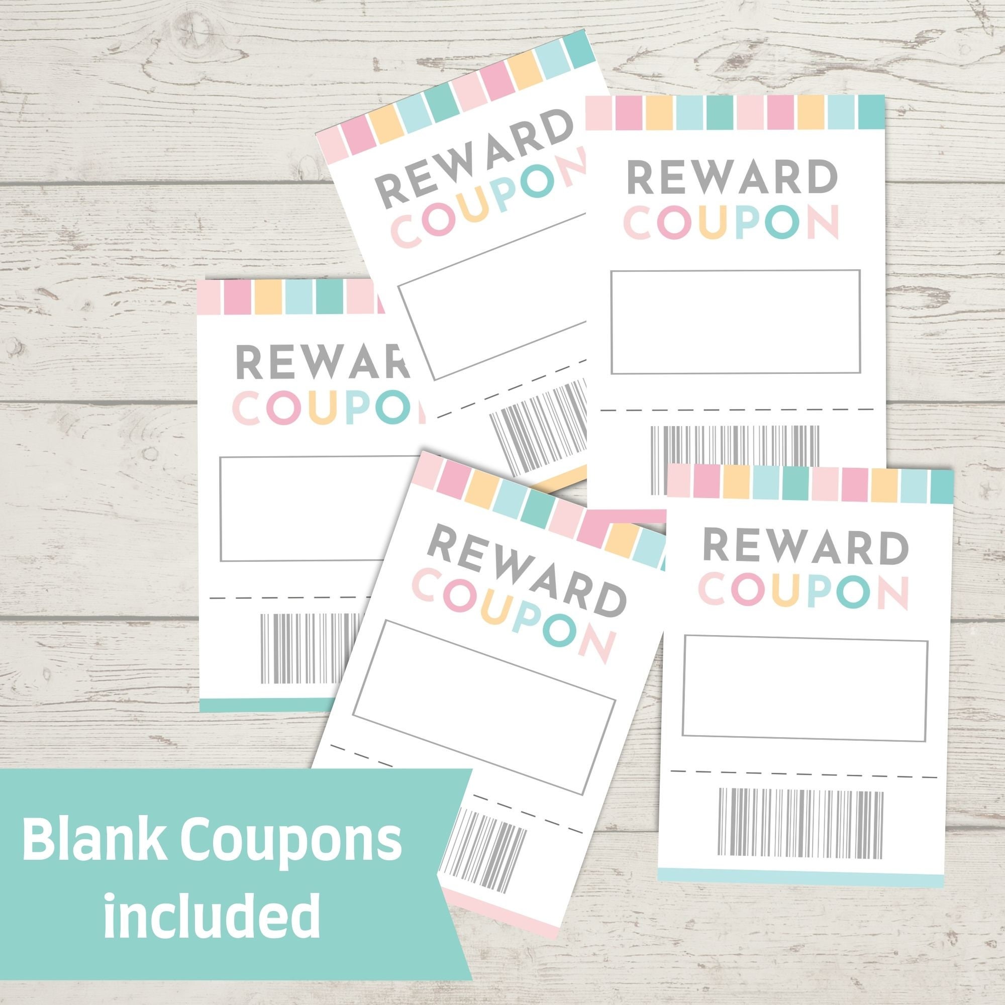 Reward System for Kids, Good Behavior, Kids Reward Coupons, Homeschool ...