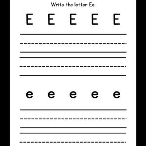 Letters of the Week: Alphabet Activity Worksheet - Etsy