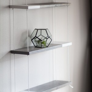 TRIO Two Tone Shelf Hanging Shelf Hanging Shelves Three - Etsy