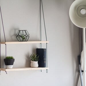 DUO Two Tone Shelf Hanging Shelf Hanging Shelves Two - Etsy