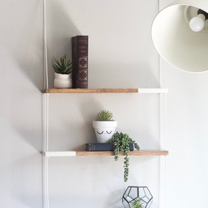 TRIO Two Tone Shelf Hanging Shelf Hanging Shelves Three - Etsy