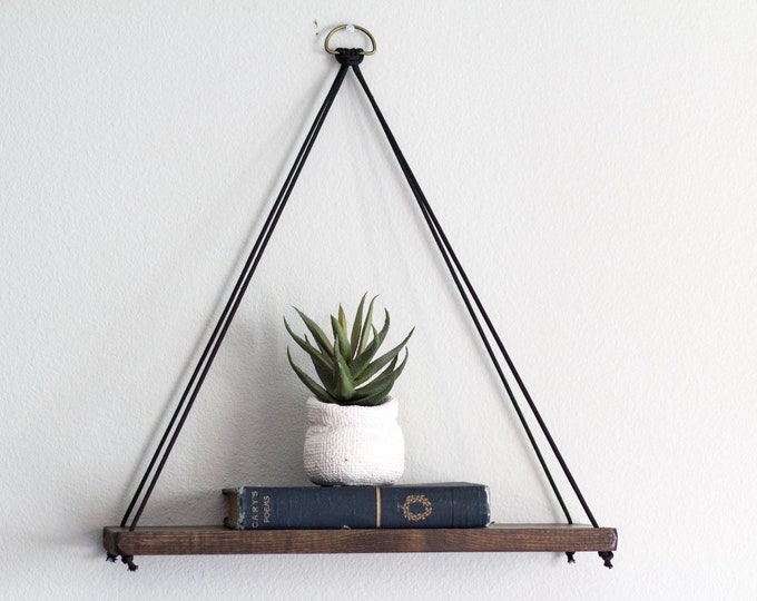 Hanging Shelf / 1 REGULAR Shelf | Hanging Shelves- Floating Shelf ...
