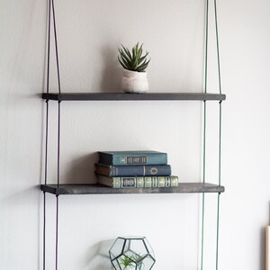 TRIO Two Tone Shelf Hanging Shelf Hanging Shelves Three - Etsy