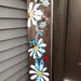1x12x48 Dark Walnut Welcome Sign Front Porch Lady Bugs Bumblebees Daisy ...