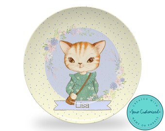 Cat Dinnerware Set - Etsy