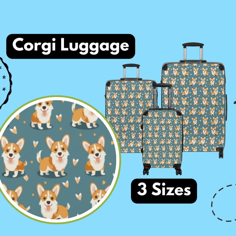 Cute Carry on Luggage - Etsy