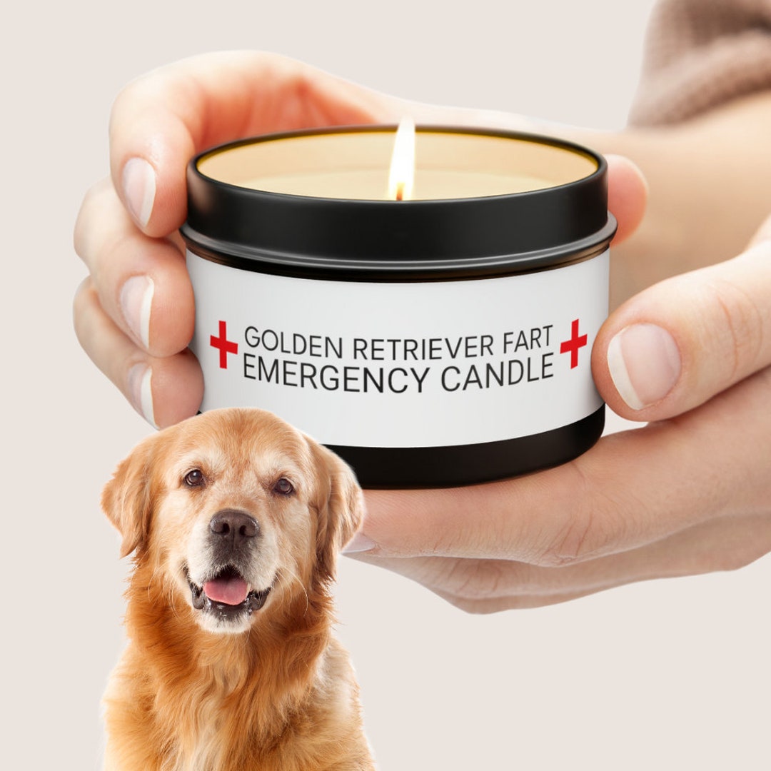 Golden Retriever Fart Candle for Golden Retriever Owner Gift for Dad ...