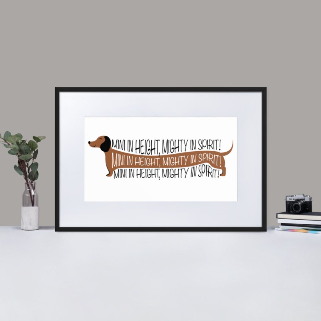 Dachshund Art, Weiner Dog Art, Sausage Dog Art for Home Decor, Wall Art ...