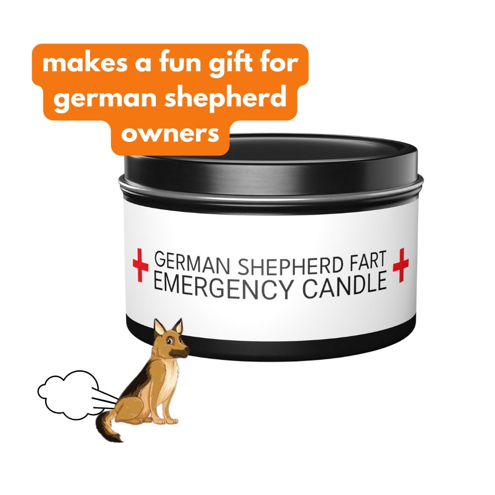 German Shepherd Fart Candle for German Shepherd Owner Gift for Dad Mom ...