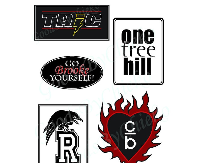 One Tree Hill Printable Stickers - Etsy
