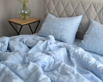 Linen bedding set. Linen duvet cover linen pillowcases. | Etsy