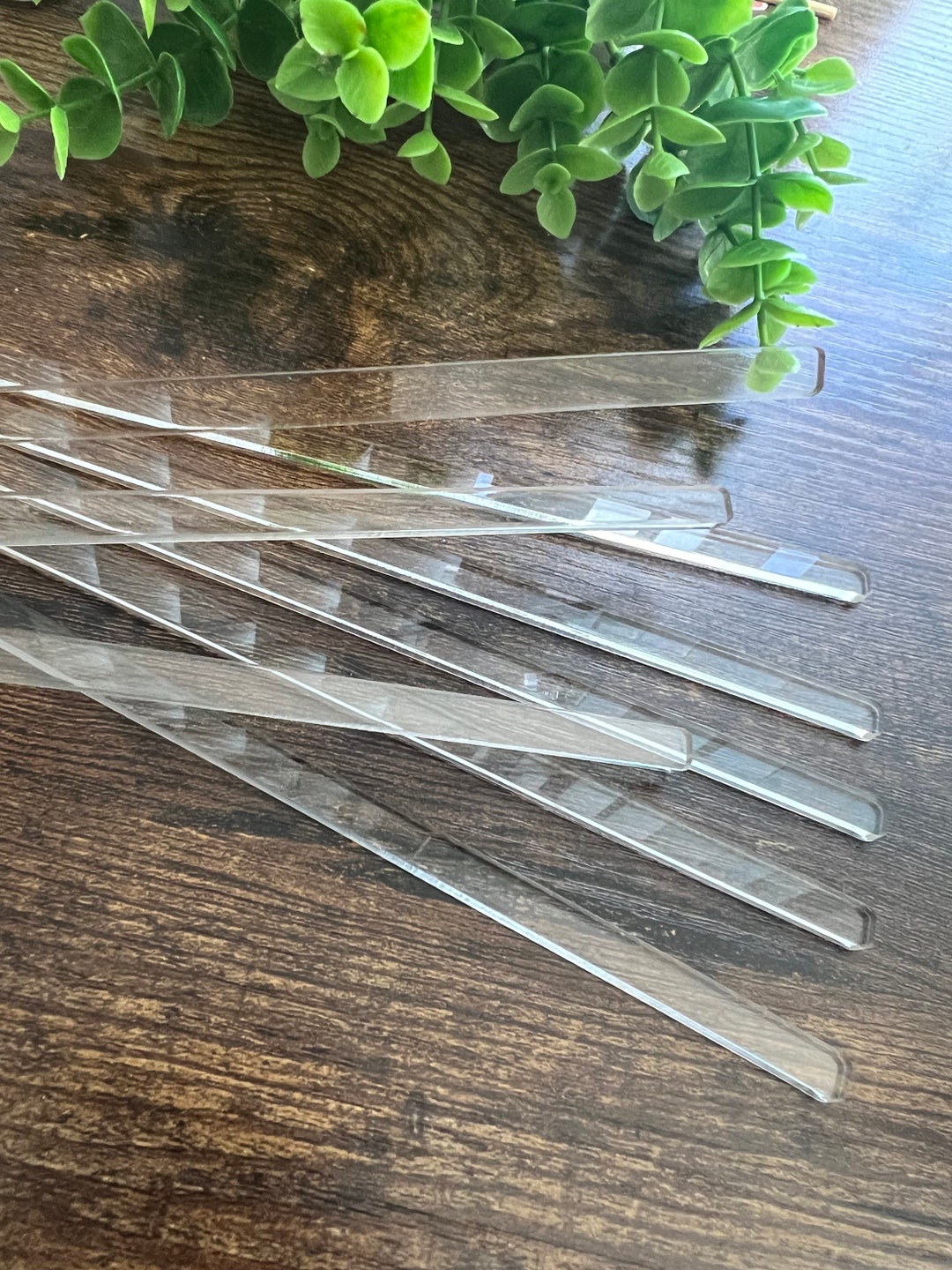 Clear Acrylic Cake Sticks, Personalized Stick, Cake Topper Stick ...