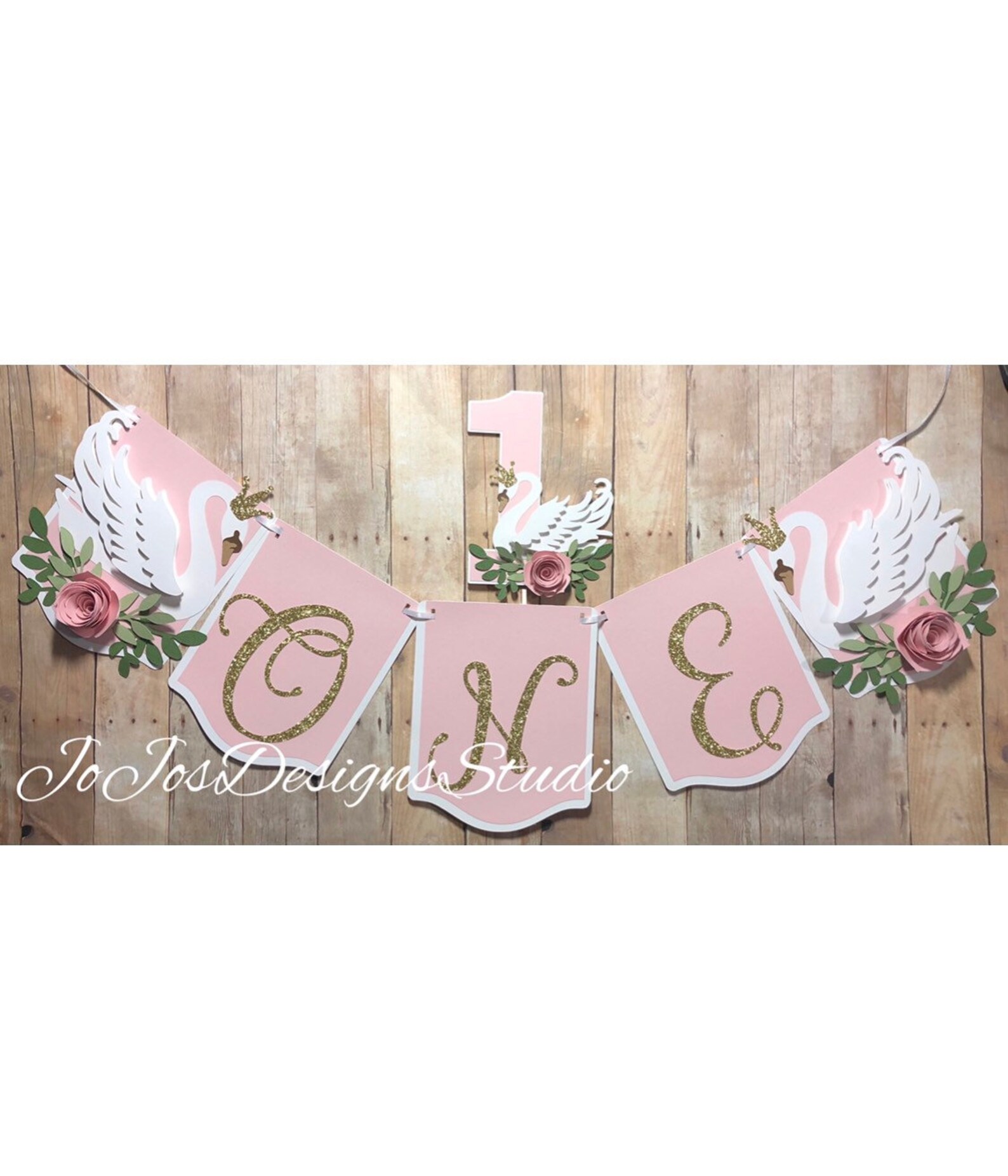 Swan Milestone Banner, Swan Monthly Banner, Swan Birthday Banner, Swan ...