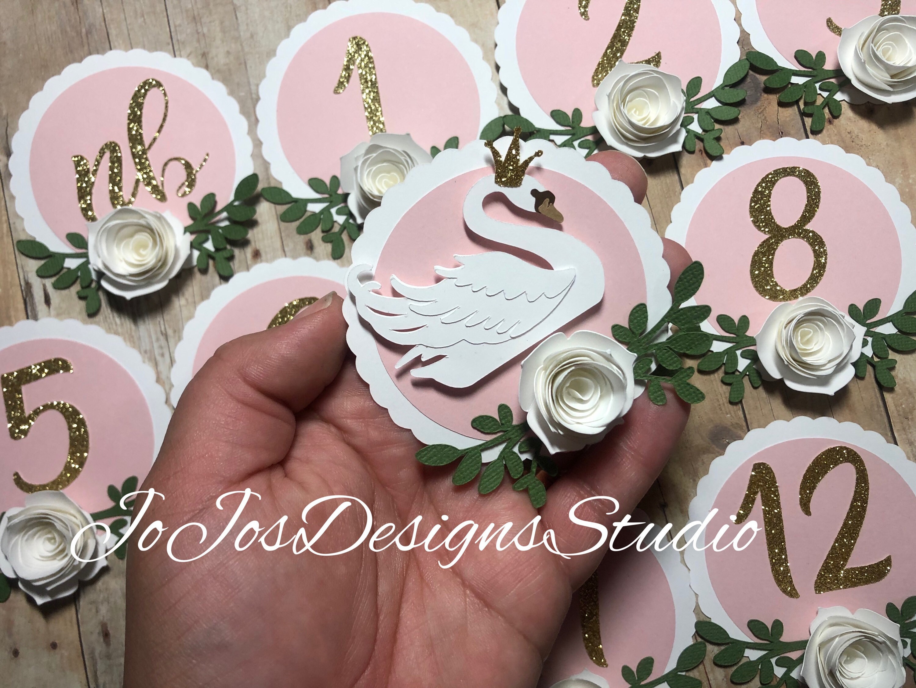 Swan milestone Banner Swan monthly Banner Swan Birthday | Etsy