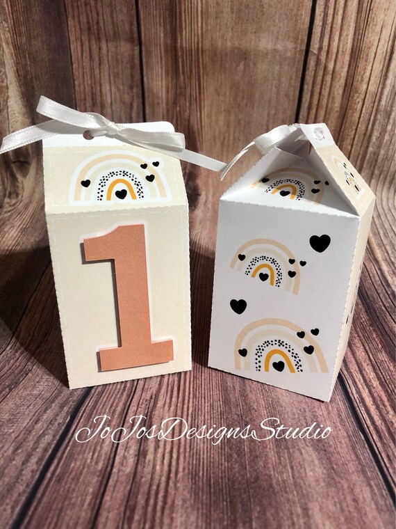 Party Favors & Games Boho Rainbow favor boxes boho rainbow goodie box ...