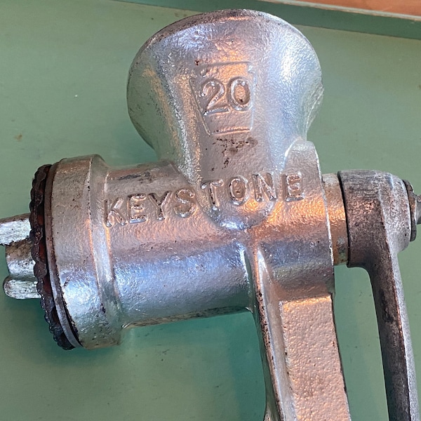 Antique Keystone Meat Grinder - Etsy
