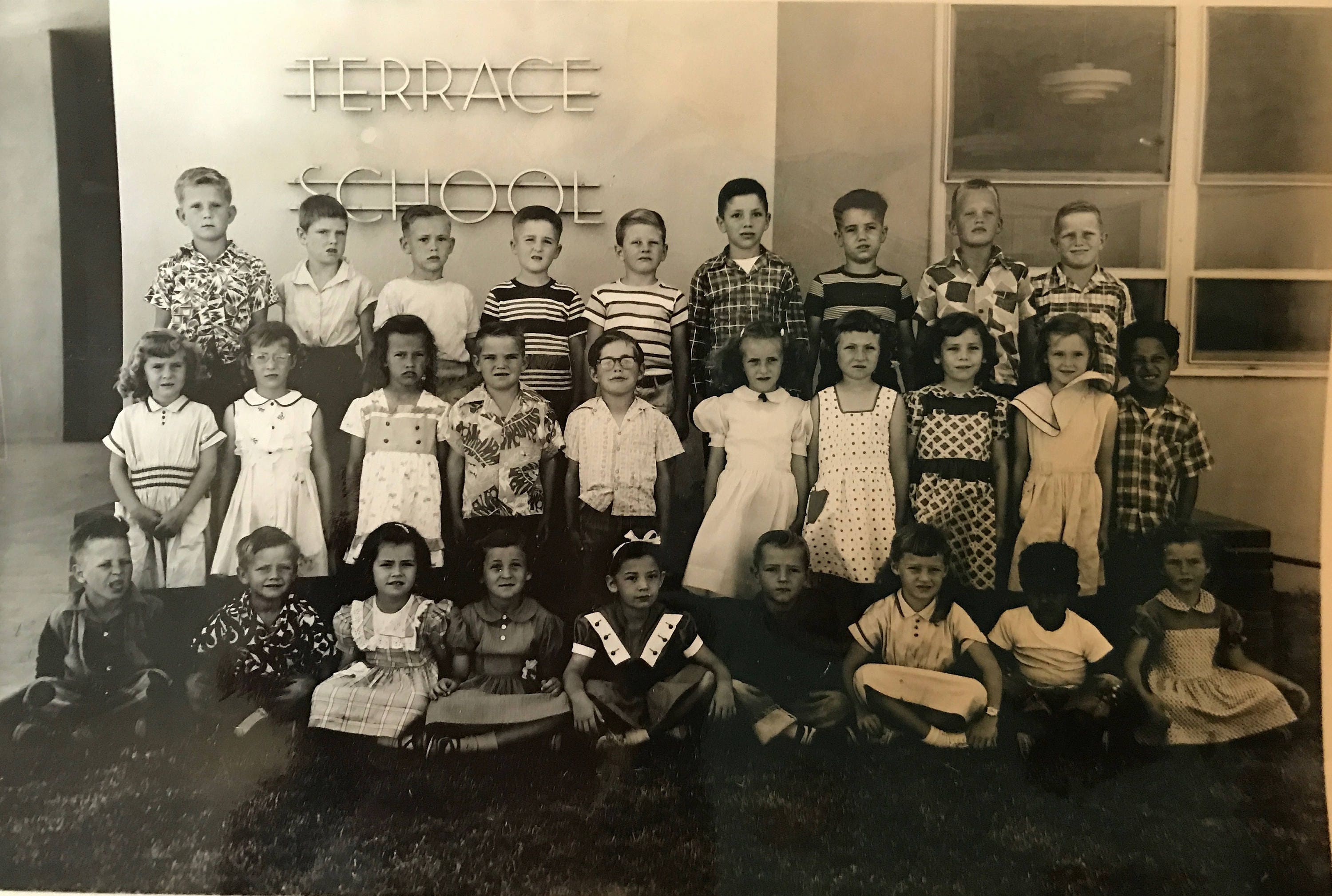 Vintage Photo Children Class Photo Found Photo, Vintage Primary School ...
