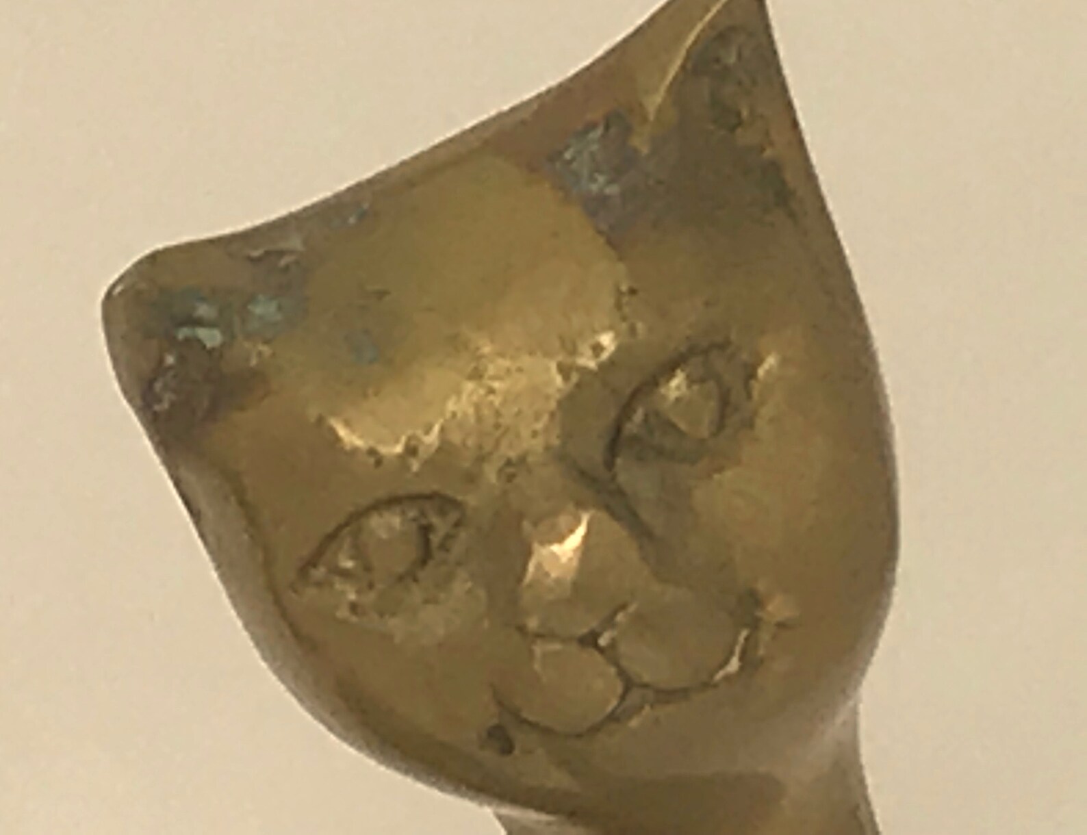 Vintage Brass Cat Figurine 4” - Vintage Solid Brass Siamese Cat ...