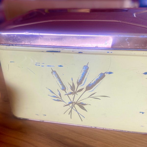 Yellow Bread Box - Etsy