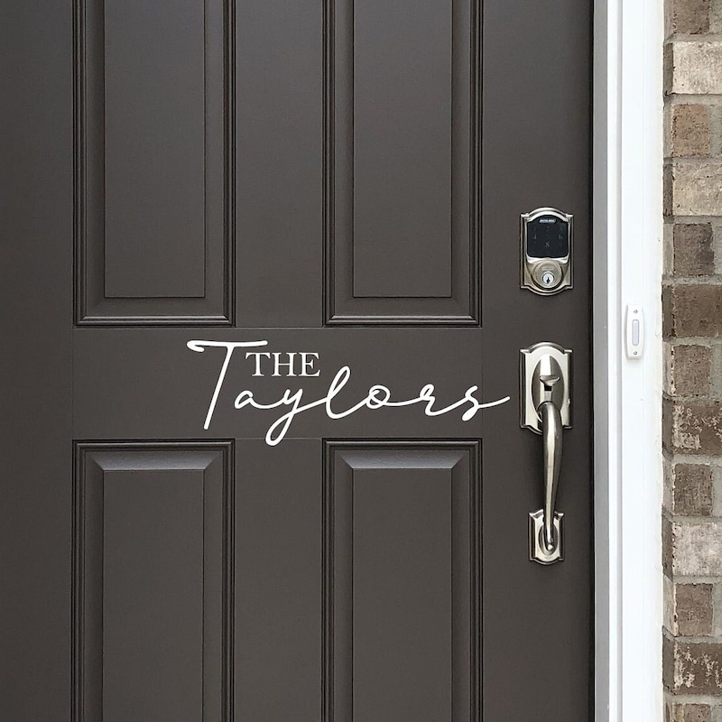 Front Door Decal - Etsy