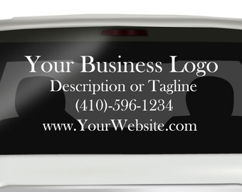 Business Car Decal - Etsy