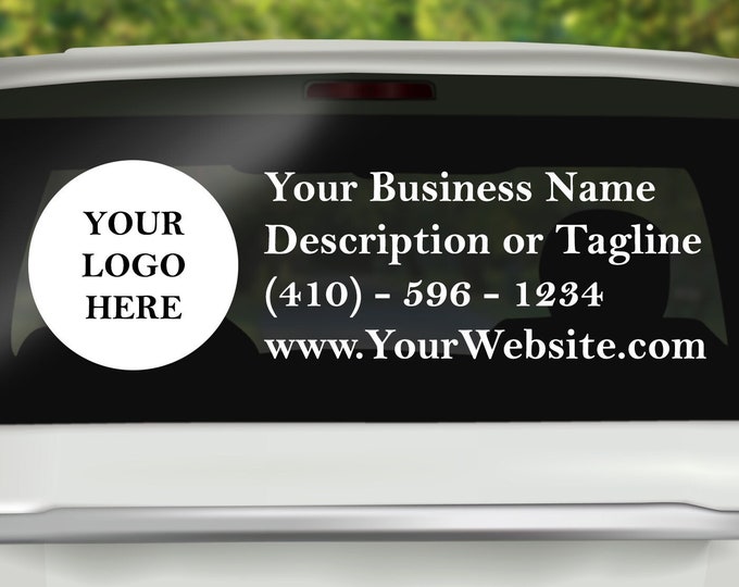 Custom Decal, Business Decal, Business Door Decal, Store Decal ...