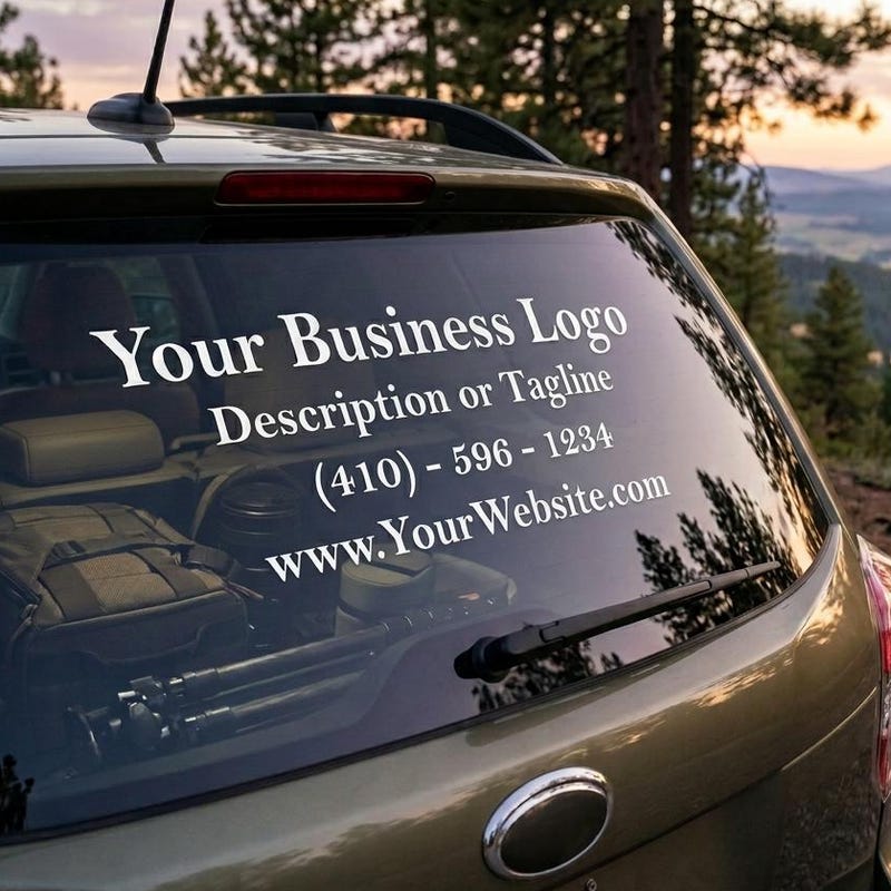 Car Marketing Decals - Etsy