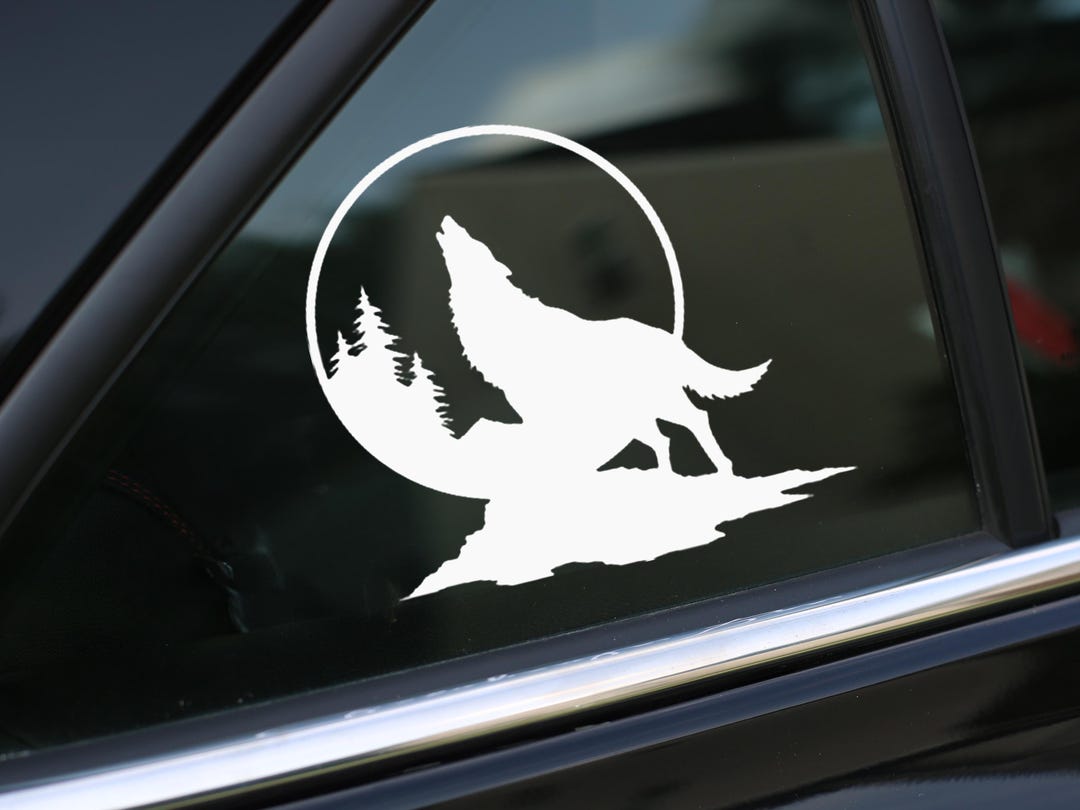Wolf Decal, Sticker for Car, Laptop or Wall, Vinyl Gift, Wolf Gift - Etsy