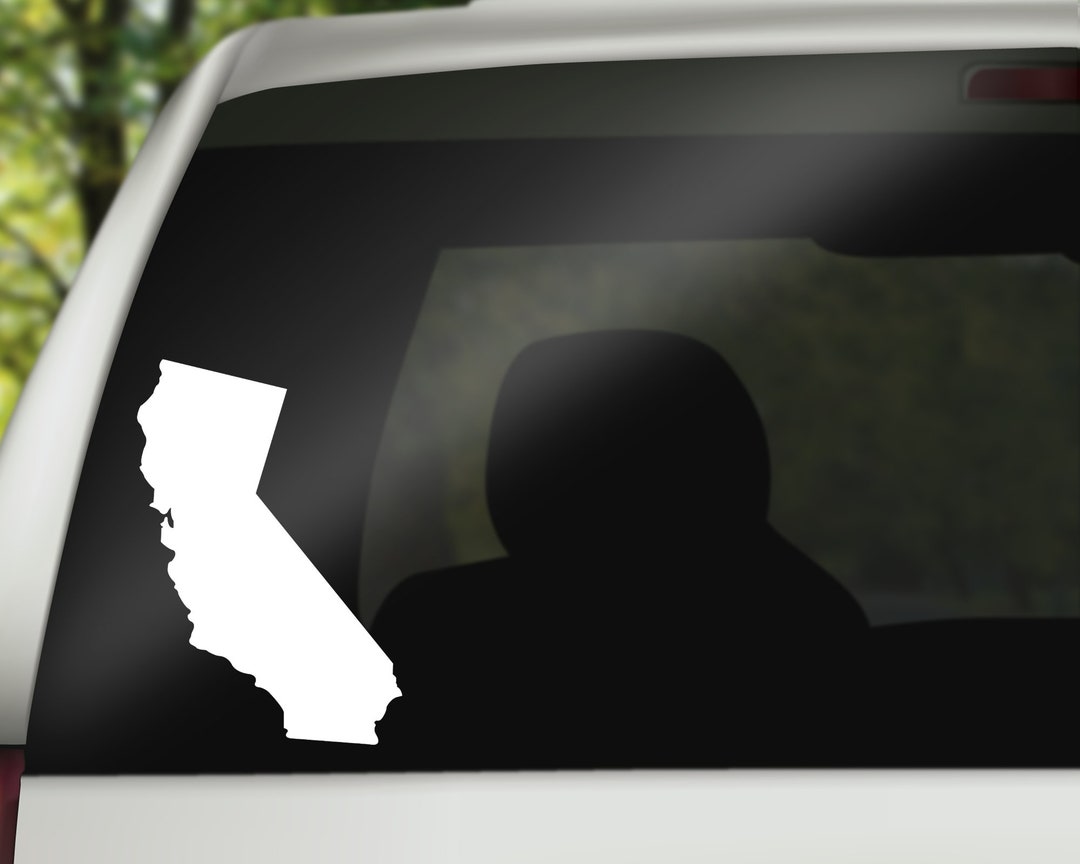 California State Decal, California Vinyl Decal Sticker for Car, Laptop ...