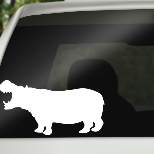 Hippo Wall Decal - Etsy