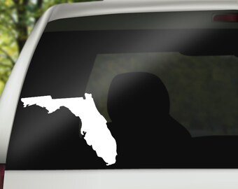 TRD Map Florida Decal Sticker Gray and Black Matte 17 - Etsy