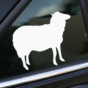 Sheep Decal, Sticker for Car, Laptop or Wall, Vinyl Gift, Sheep Gift - Etsy