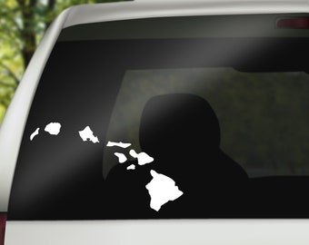Hawaiian Hibiscus Flower Car Decal, Laptop Decal, Window Decal - Etsy