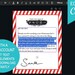 Thanks for the Cookies Letter From Santa, Christmas Morning Letter From ...