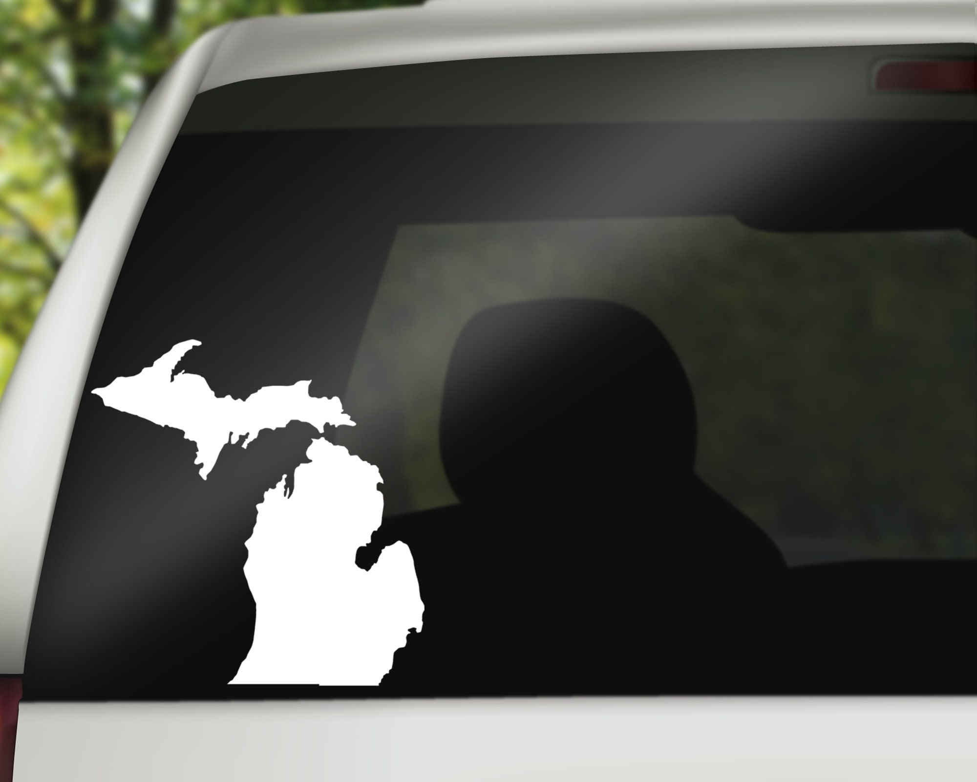 Michigan State Decal Michigan Vinyl Decal Sticker for Car - Etsy
