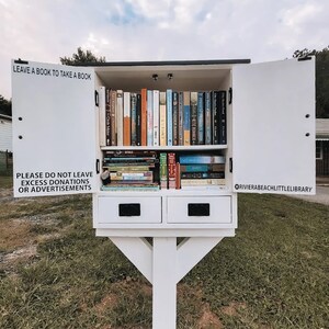 Little Library Decal, Blessing Box Decal, Lending Library Decal ...