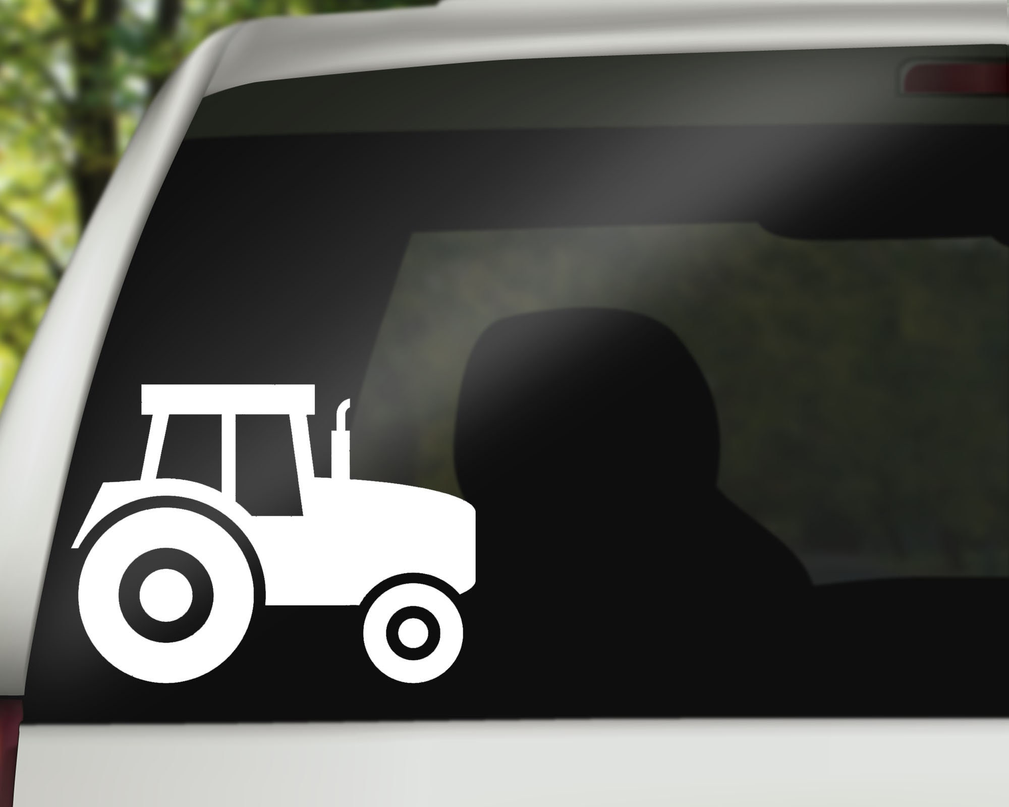 Tractor Decal, Farming Decal Sticker for Car, Laptop or Wall, Vinyl ...