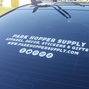 Custom Decal, Business Decal, Car Business Decal, Car Decal, Business ...