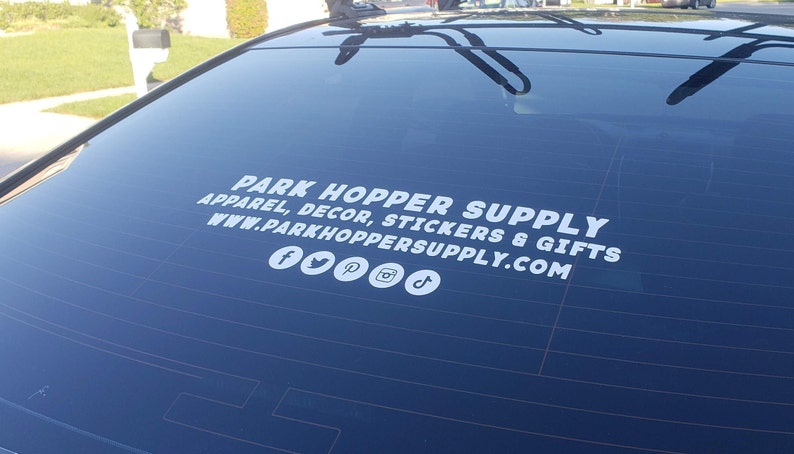 Custom Decal, Business Decal, Car Business Decal, Car Decal, Business ...