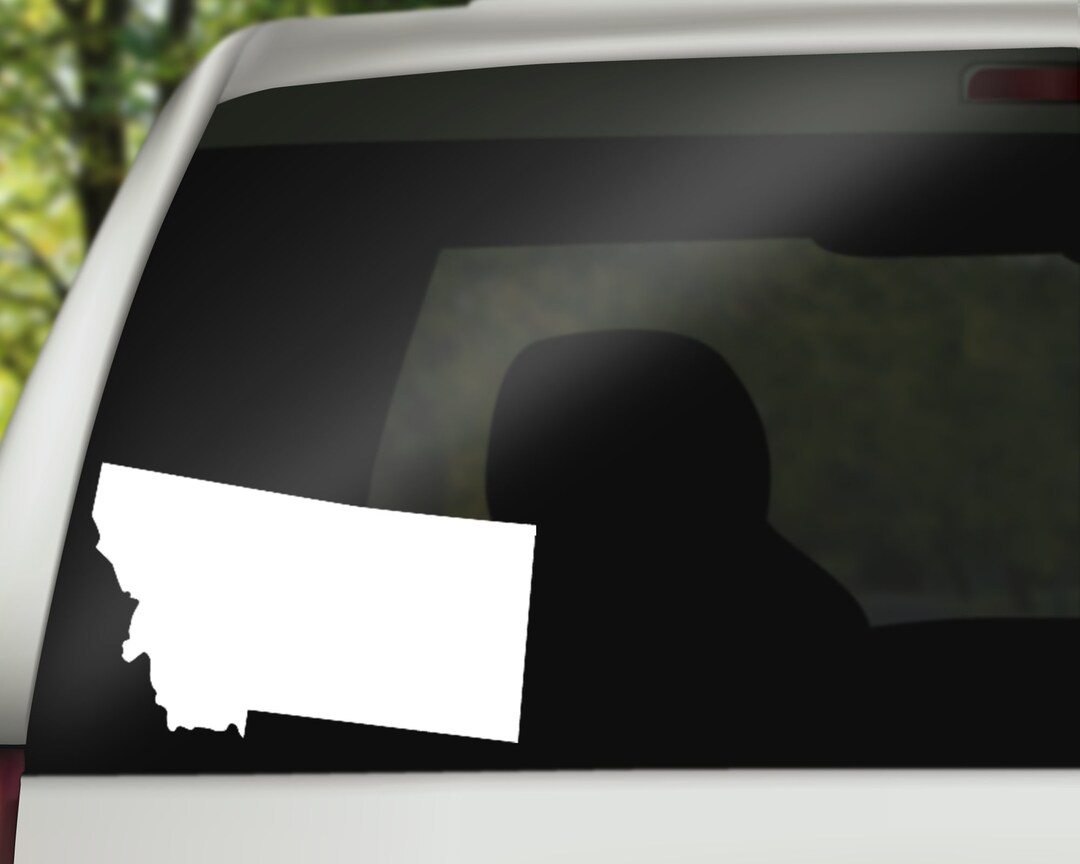 Montana State Decal Montana Vinyl Decal Sticker for Car - Etsy